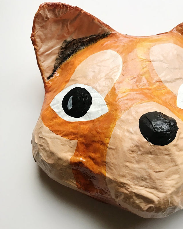 Papier-mâché Red Panda from A Zoo In My Wall – Studio Mini